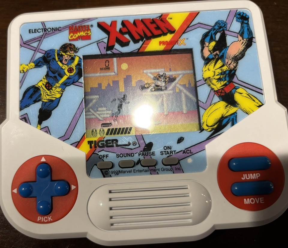 Vintage 1993 Marvel X-Men Tiger Electronics Handheld Video Game Tested ...