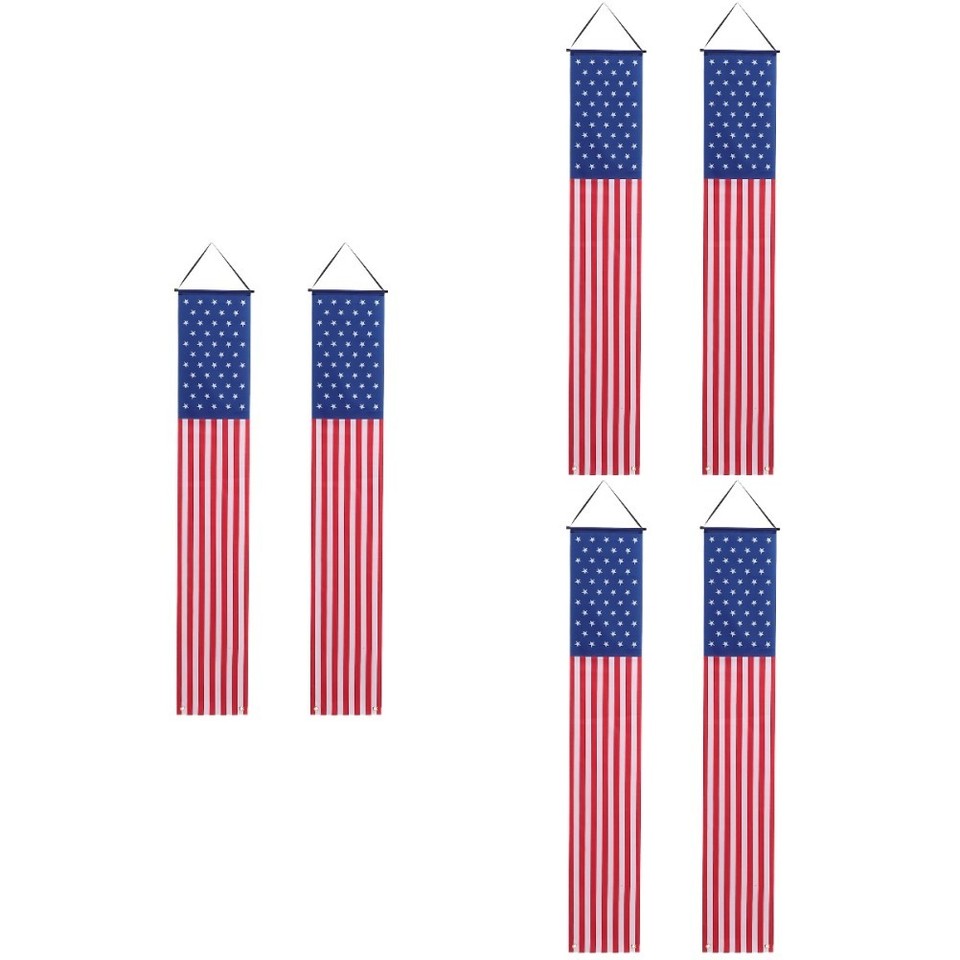 Home Independence Day Party Couplet American Flag Banner Door Hanging ...