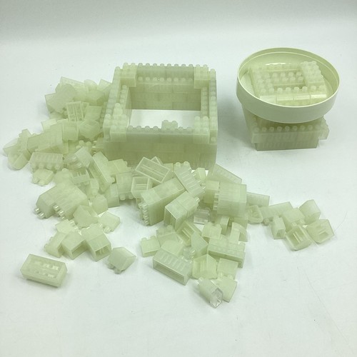 Vintage Loc Blocs Glo Blocs Entex Toys Glow in the Dark Bricks Lot 1980 ...