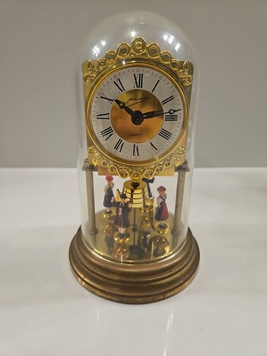 Schmid Quartz Dome Clock with Dancers - Working! Made In Germany | eBay