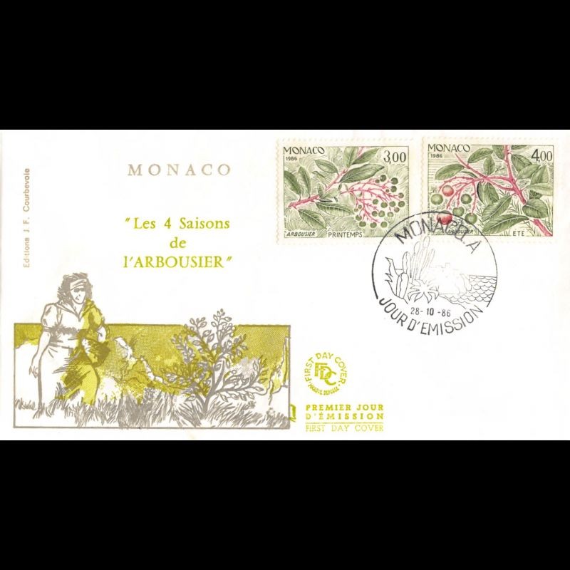 FDC - Les 4 saisons de l'Arbousier (2 env.), oblit PJ 28/10/86 | eBay