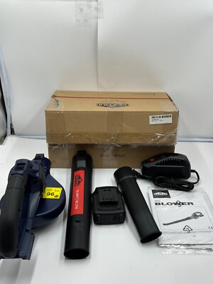 Dextra Cordless Leaf Blower with 2.0 Ah Battery & Charger HP101, PLBP ...