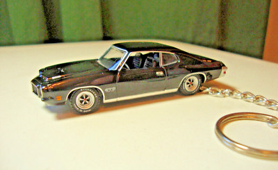 1971 PONTIAC GTO New Keychain BLACK. Key ring Diecast Toy 1970 71 72 | eBay