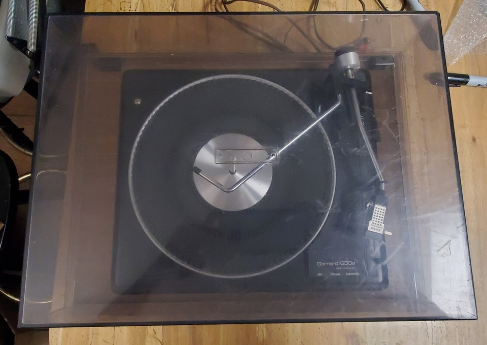 Lloyd's Garrard 630s Turntable with Manual and Dustcover- for parts or ...