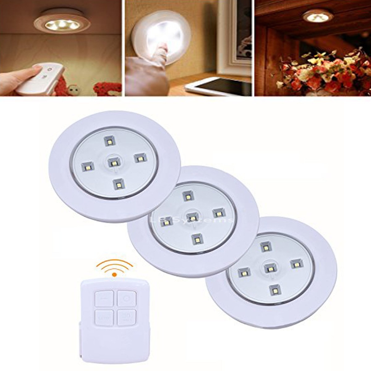 Wireless Remotes For Light Fixtures HARPER LIVING Rechargeable Wall