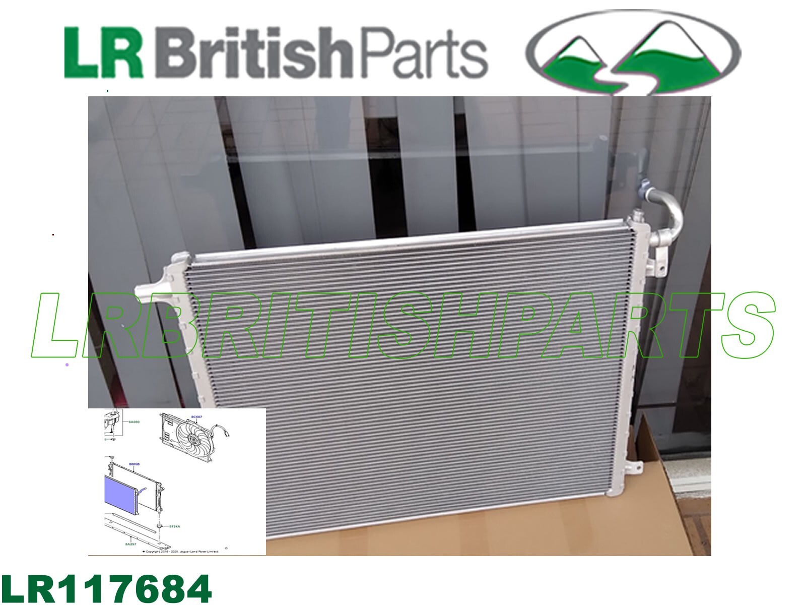 LAND ROVER RADIATOR WATER CHARGE AIR COOLER EVOQUE DISCOVERY SPORT ...