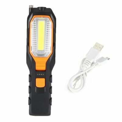 LED COB Rechargeable Magnetic Hand Torch Flexible Inspection Lamp Work ...