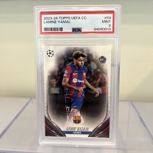 Lamine Yamal 2023 Topps UEFA Club Competitions #64 Base Price Guide ...