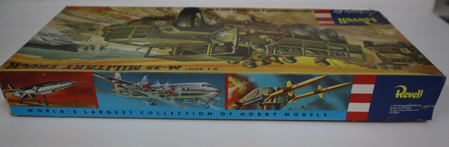 REVELL US ARMY M35 MILITARY TRUCK MODEL KIT BOXED NEW H537:129 1:40 SEE ...