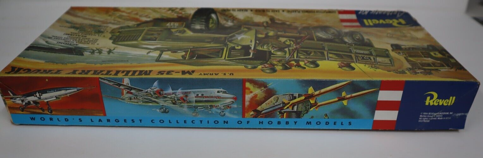 REVELL US ARMY M35 MILITARY TRUCK MODEL KIT BOXED NEW H537:129 1:40 SEE ...