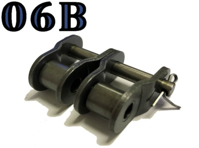 06B-2 DOUBLE STRAND ROLLER CHAIN OFFSET LINK *PACK OF 4* SAME DAY ...