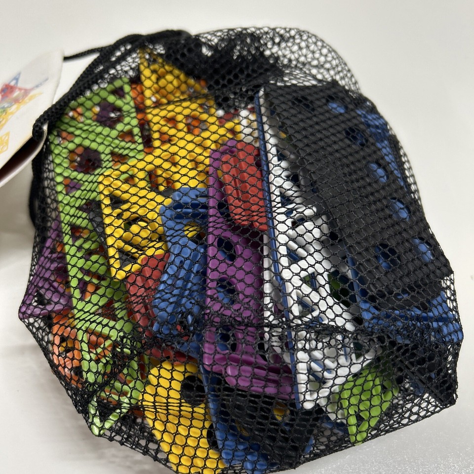 QUBITS CONSTRUCTION TOY SET COMPLETE 36 PIECE TRAVEL KIT BAG & BOOKLET ...