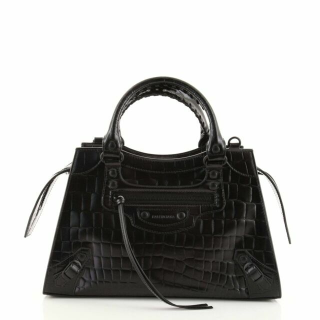 Balenciaga Neo Classic City Shoulder Bag Small Black Leather for sale ...