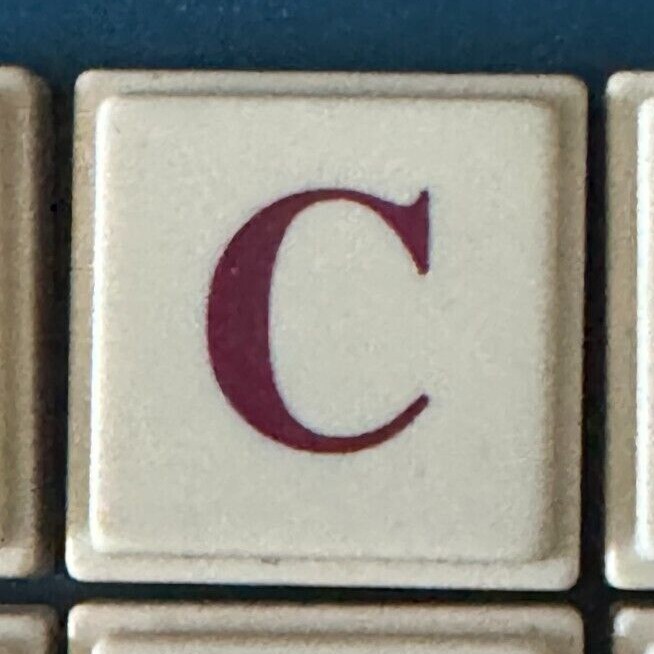 YOU PICK Replacement 1997 UpWords 4312 Off White Maroon Letter Blue ...