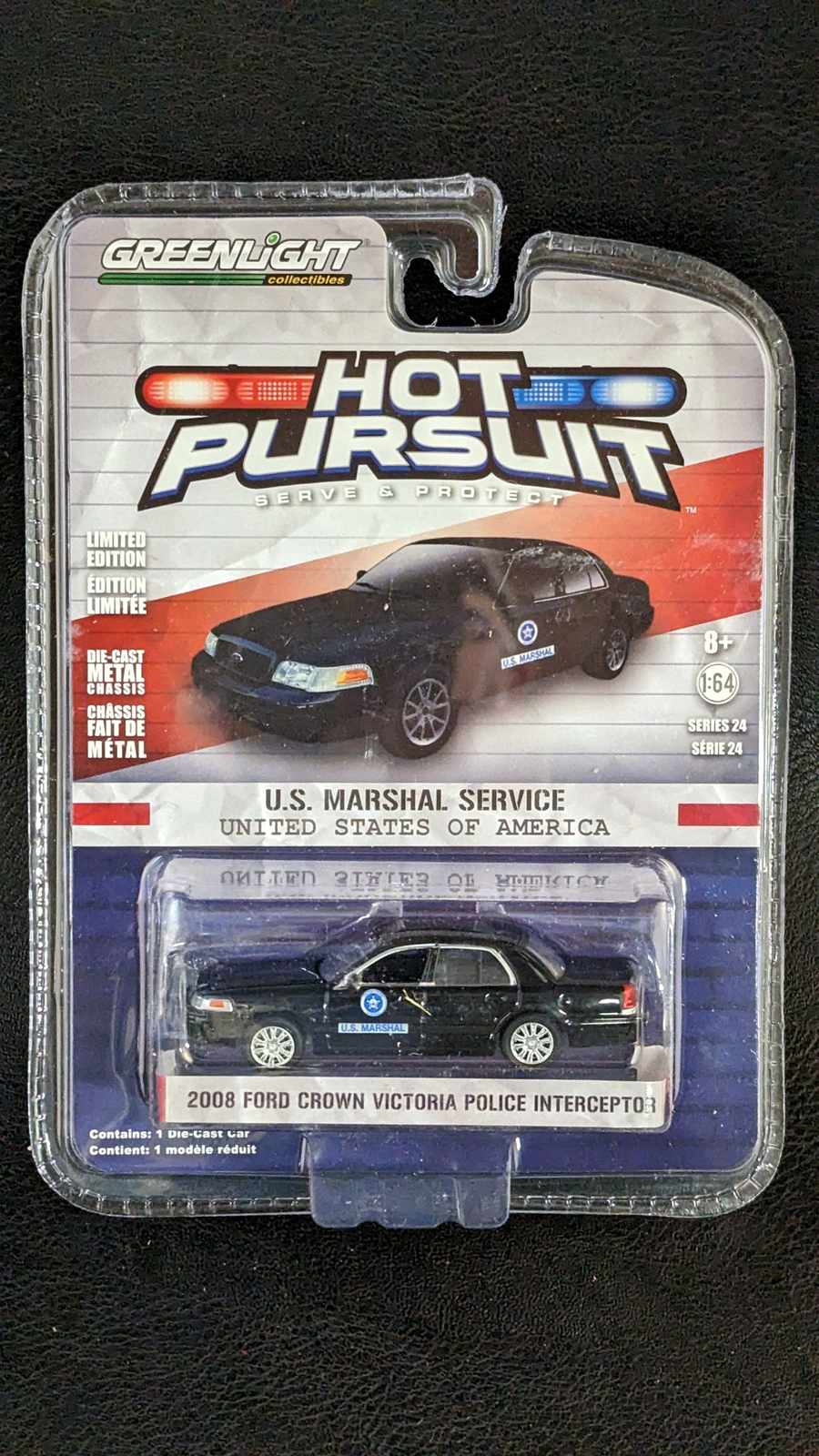Greenlight Hot Pursuit US Marshal Service 2008 Ford Crown Victoria 1:64 Diecast | eBay