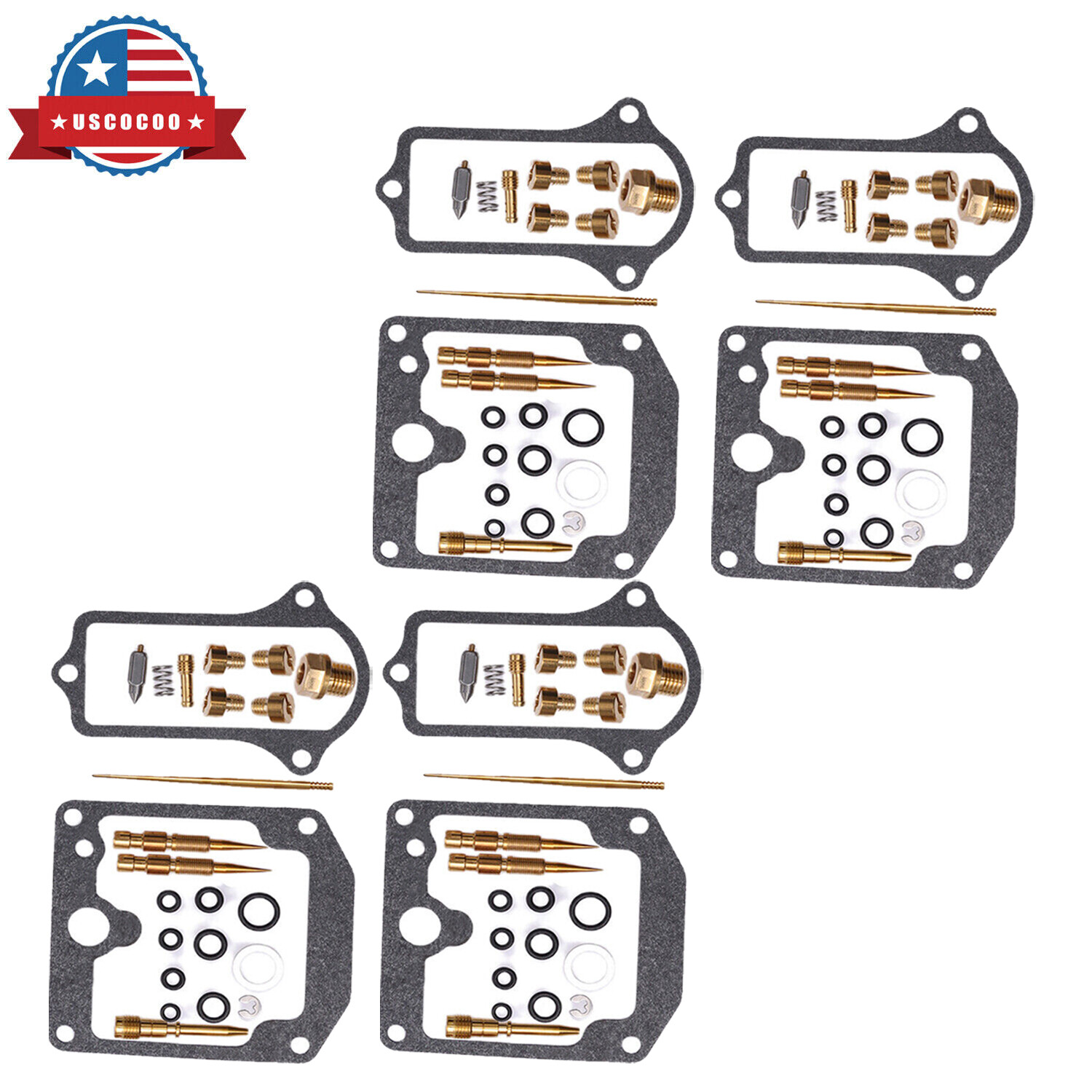 4x Carburetor Carb Rebuild Repair Kit for Suzuki GS 550 GS550 GS550E ...