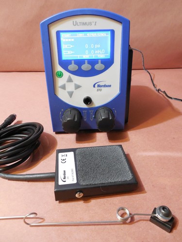 Nordson EFD Ultimus I 7017041 Precision Fluid Dispenser w/ Foot Control ...