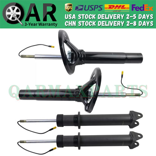 2x Front 2x Rear Shock Absorber Struts PASM For Porsche 911 997 4WD ...
