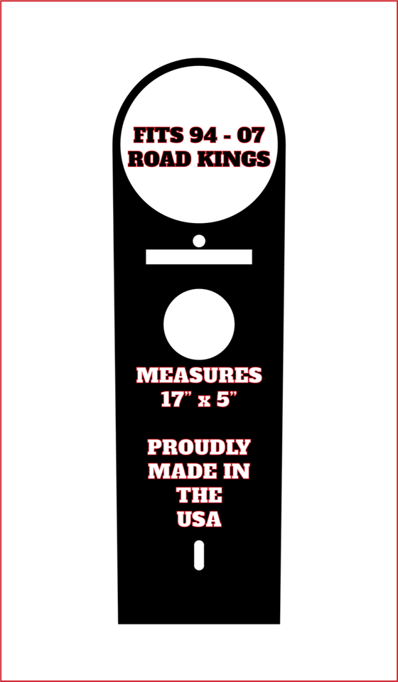 Rustic Diamond Plate Look Dash Panel Insert. Fits 94 - 07 Road Kings ...