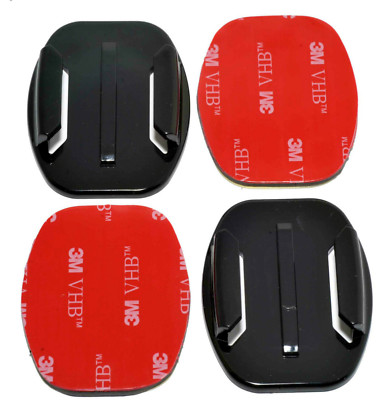 2x Flach Basis 3M Selbstklebend Pad Halterung Ski Für GOPRO HD Hero ...