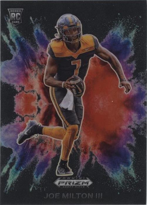 2024 Panini Prizm Draft Picks - Black Color Blast Joe Milton III #CB-9 ...