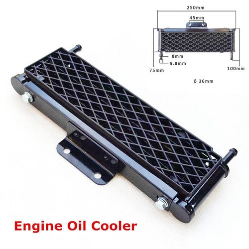 CNC Aluminum Engine Oil Cooler Cooling Radiator for Motorcycle ATV Dirt ...