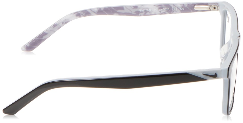 New KIDS NIKE Eyeglasses 5548 001 Matte Black & Wolf Grey Eyeglasses 46 ...
