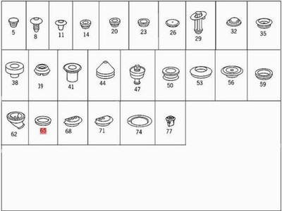 Genuine MERCEDES X222 414 906 A208 A209 C208 C209 Sealing washer ...