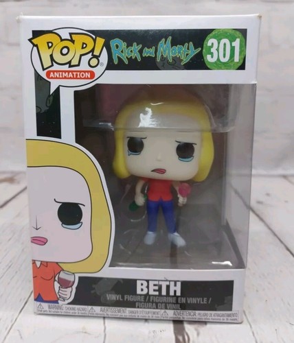 Funko Pop! Sad Beth Holding Wine #301 Rick & Morty Adult Swim Funko ...