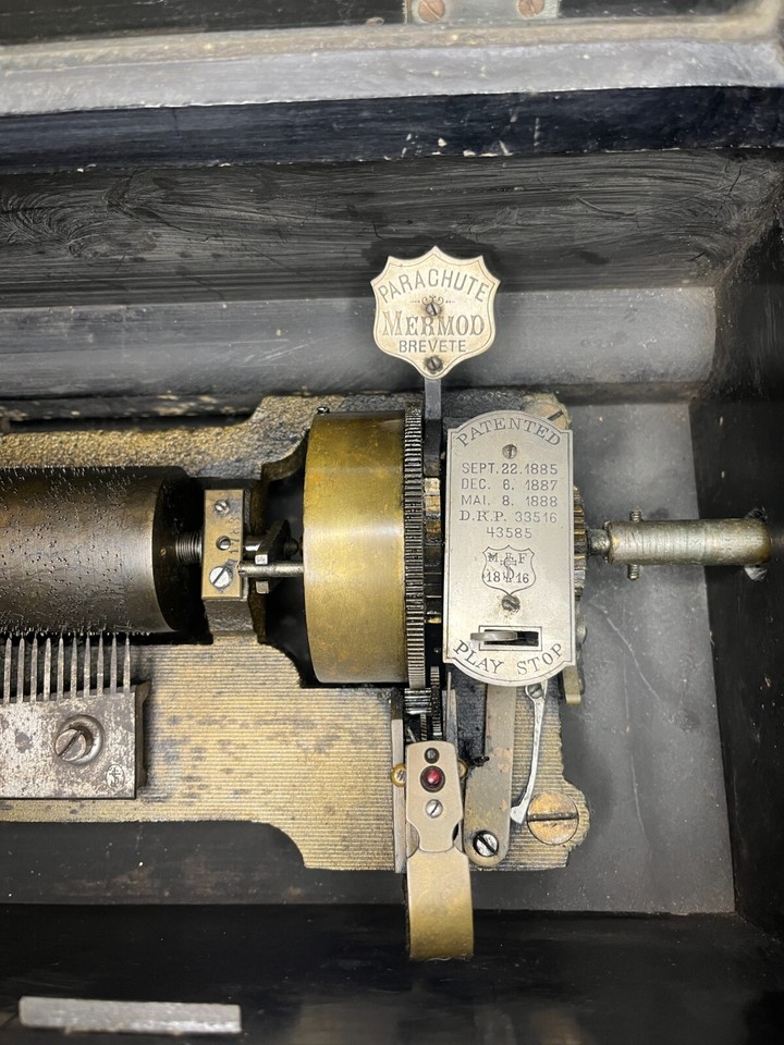 Mermod Freres Swiss Antique Music Box c1800s 8 Tunes Rosewood Case | eBay