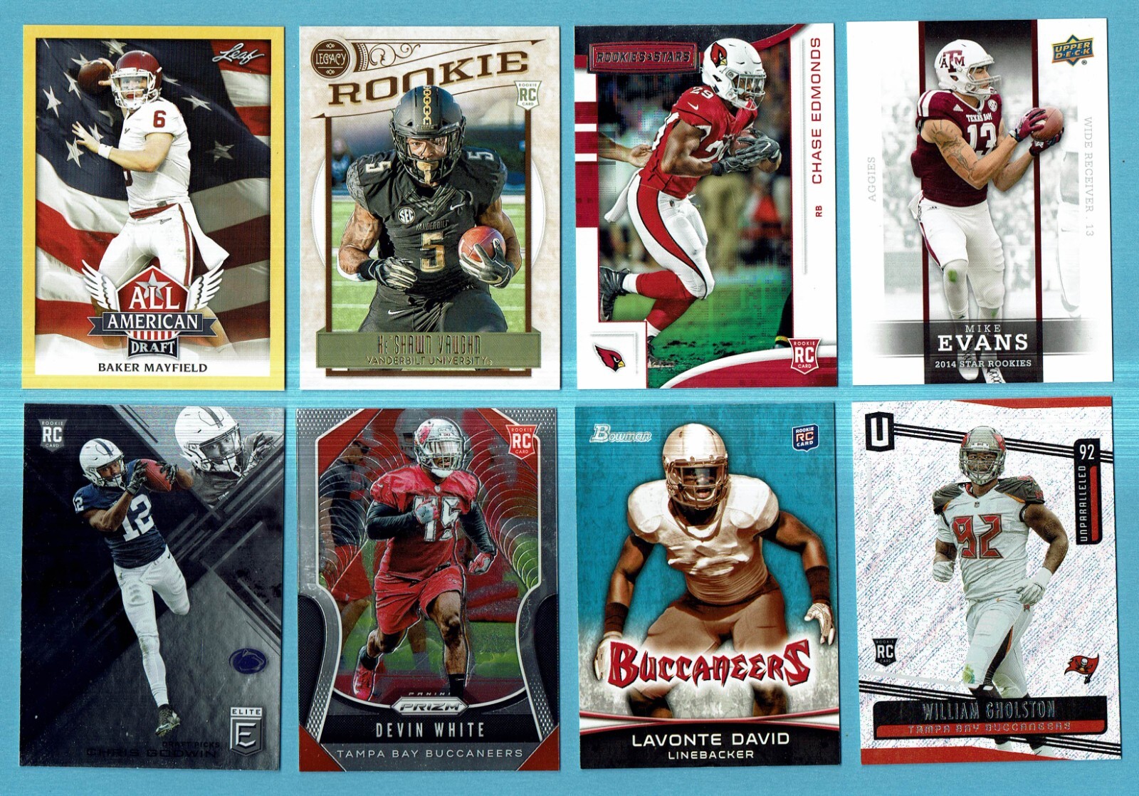 Baker Mayfield, Ke'Shawn Vaughn, Chase Edmonds, Mike Evans, Chris ...