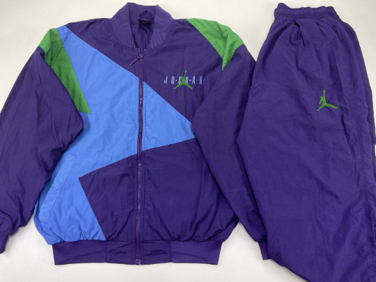 Nike Air Jordan tracksuit, neon purple, vintage track suit Nike Air Jordan tracksuit, neon purple, vintage track suit