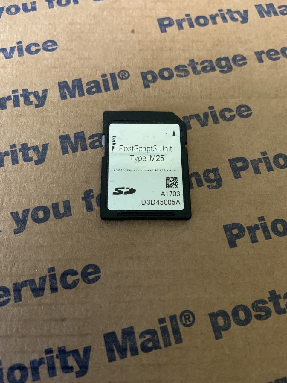 Genuine Ricoh Savin Lanier Postscript3 Unit Type M25 for MP 6503 7503 ...