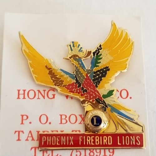 New Lions Club Phoenix Arizona Firebird Lapel Pin | eBay