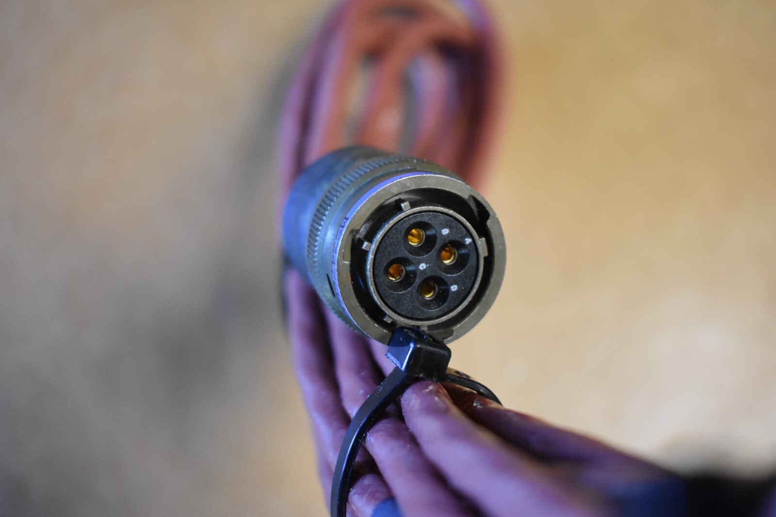 Gateway Cable TGC2460 NATO Slave Cable 4 Pin Connector MS3476W14-4S | eBay