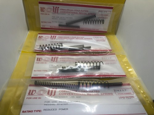 Colt DEFENDER RECOIL Spring Sets REDUCED STANDARD AND EXTRA POWER WOLFF ...