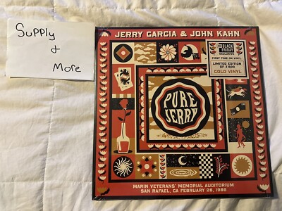 JERRY GARCIA - Pure Jerry: Marin Veterans (2023 BF/RSD Gold Vinyl 2-LP ...