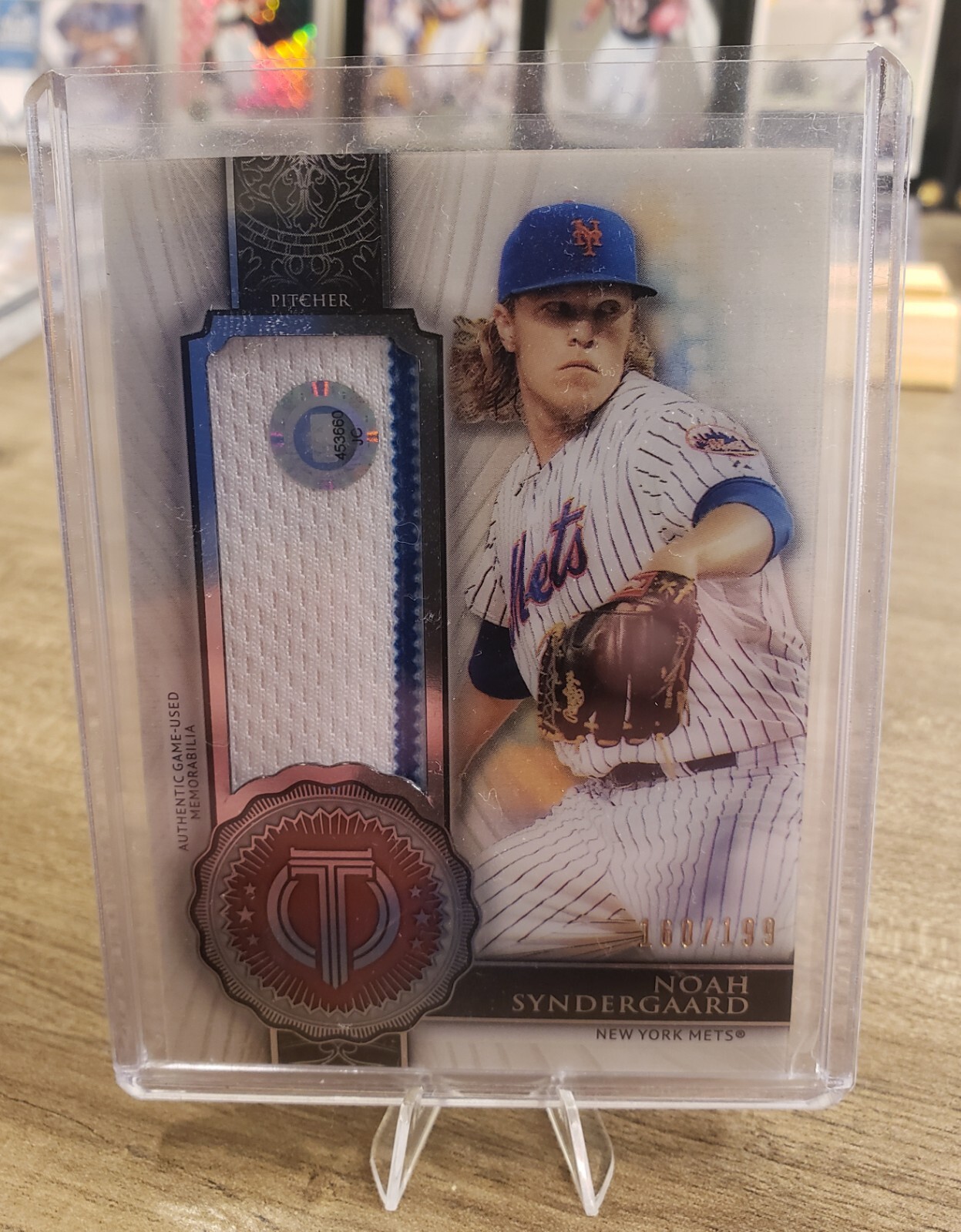2017 Topps Relic Card - Noah Syndergaard 🔥 #160/199 🔥 NY METS! | eBay