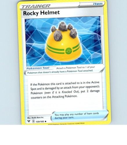 2020 Rocky Helmet 159/185 Pokemon Card | eBay