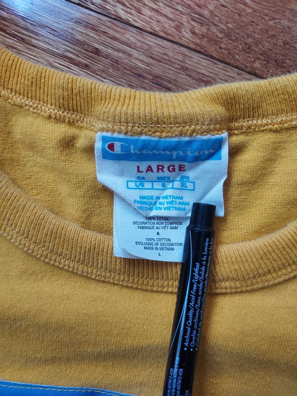 Champion Coca Cola Yellow Multicolor Logo "Always Coc… - Gem