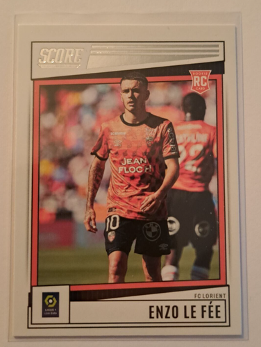 Carte Card Carta n°73 Enzo LE FEE FC Lorient PANINI SCORE Ligue 1 2022 ...