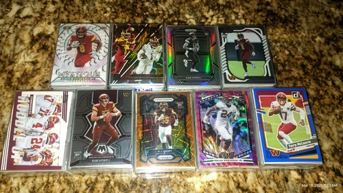 WASHINGTON COMMANDERS/REDSKINS TEAM LOT 2020-2025 APPROX. 500 CARDS ...