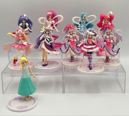 Bandai Pretty Cure Cute Figures Lot 10 Cure Marine Blossom Whip Fortune ...