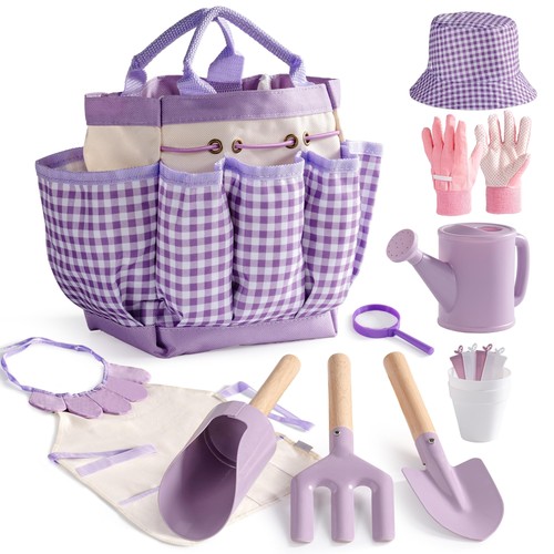 Kids Gardening Set, 17PCS Toddler Gardening Tools, Toddler Gardening ...