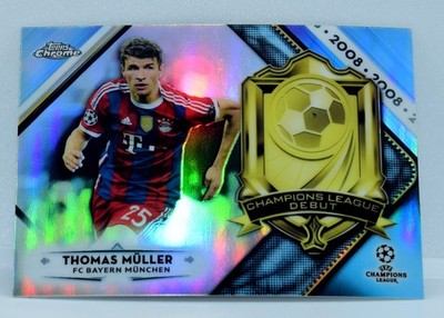 2018-19 Topps Chrome UCL Champions League Debut #CLD-TM Thomas Muller ...