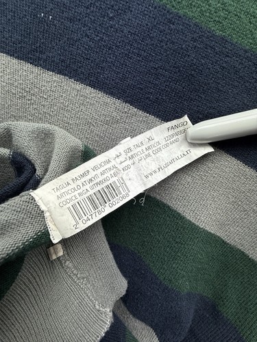 Vintage Piazza Italian Man Striped Sweater Size XL | eBay