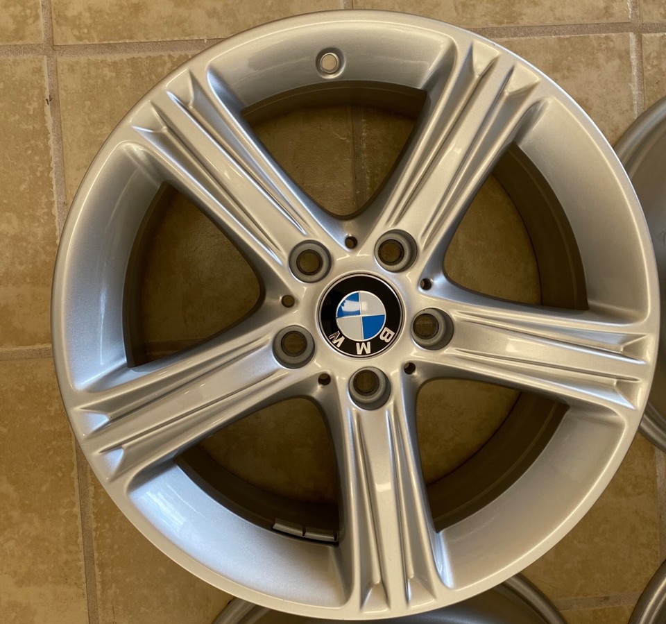 Set of four 18" BMW OEM Genuine Aluminum Rims, 4 spoke, New Condition ...