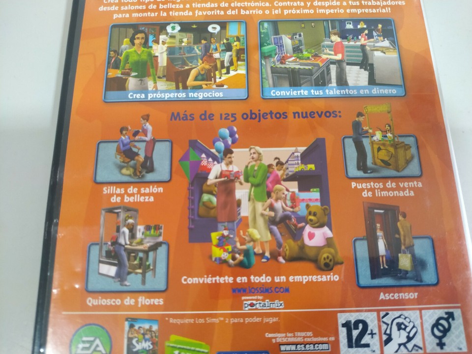 The Sims 2 Open For Business Expansion Pack EA Spanish Game For PC CD ...