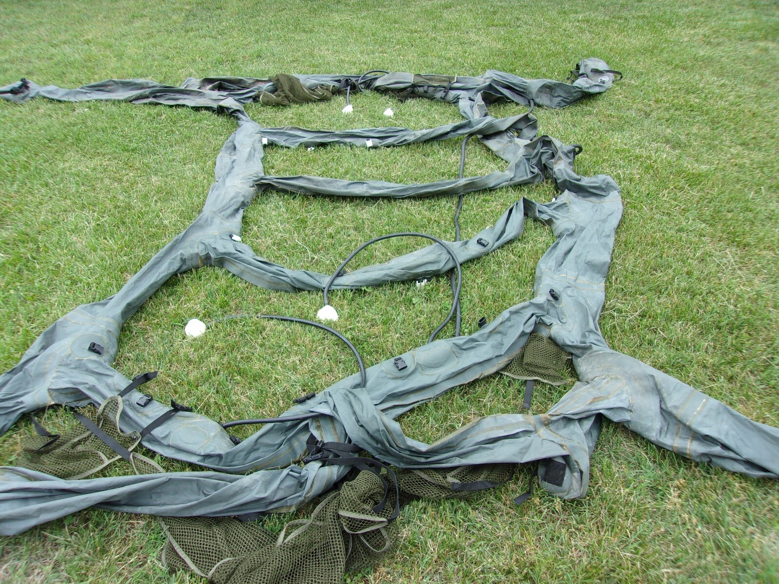 MILITARY SURPLUS GENERAL LIGHT WEIGHT FIELD SHOWER SYSTEMS CAMP HUNT US ...