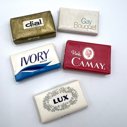 Vintage Mini Hotel & Motel Bar Soap Lot: Dial, Gay Bouquet, Lux, Pink ...